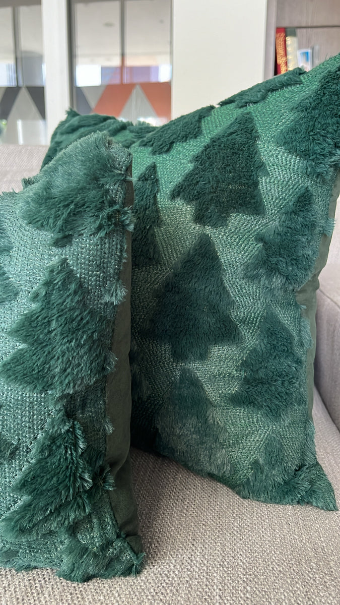 Evergreen Fraser Fur Christmas Tree Pillow Cover – Busa Designs